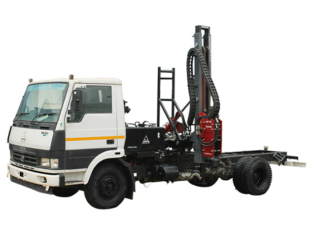 Solar Pile Driver for Guard Rail Pile Driving, Crash Barrier Piling