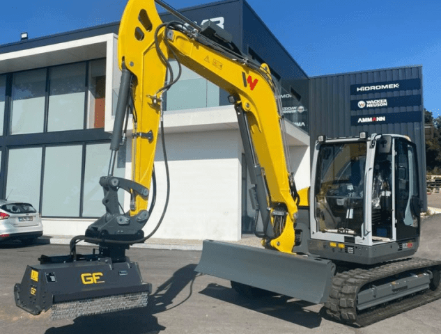 Heavy-Duty Excavator Mulcher for Grass & Shrubs