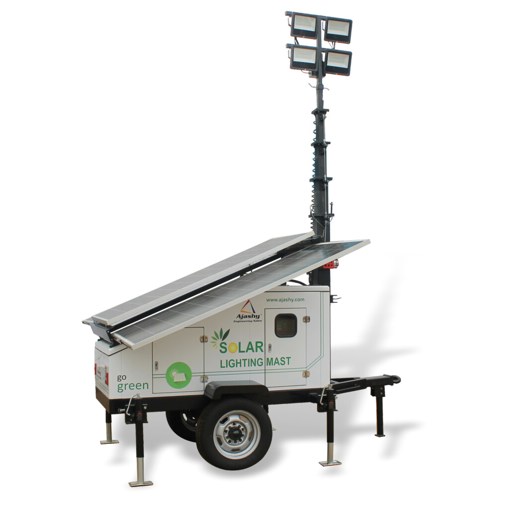 Eco-Friendly Solar Lighting Mast for Any Site